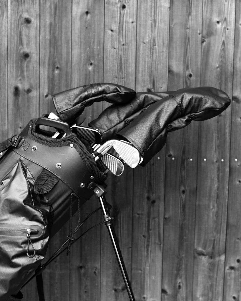 The black premium leather headcovers 2.0 - blackswing.golf